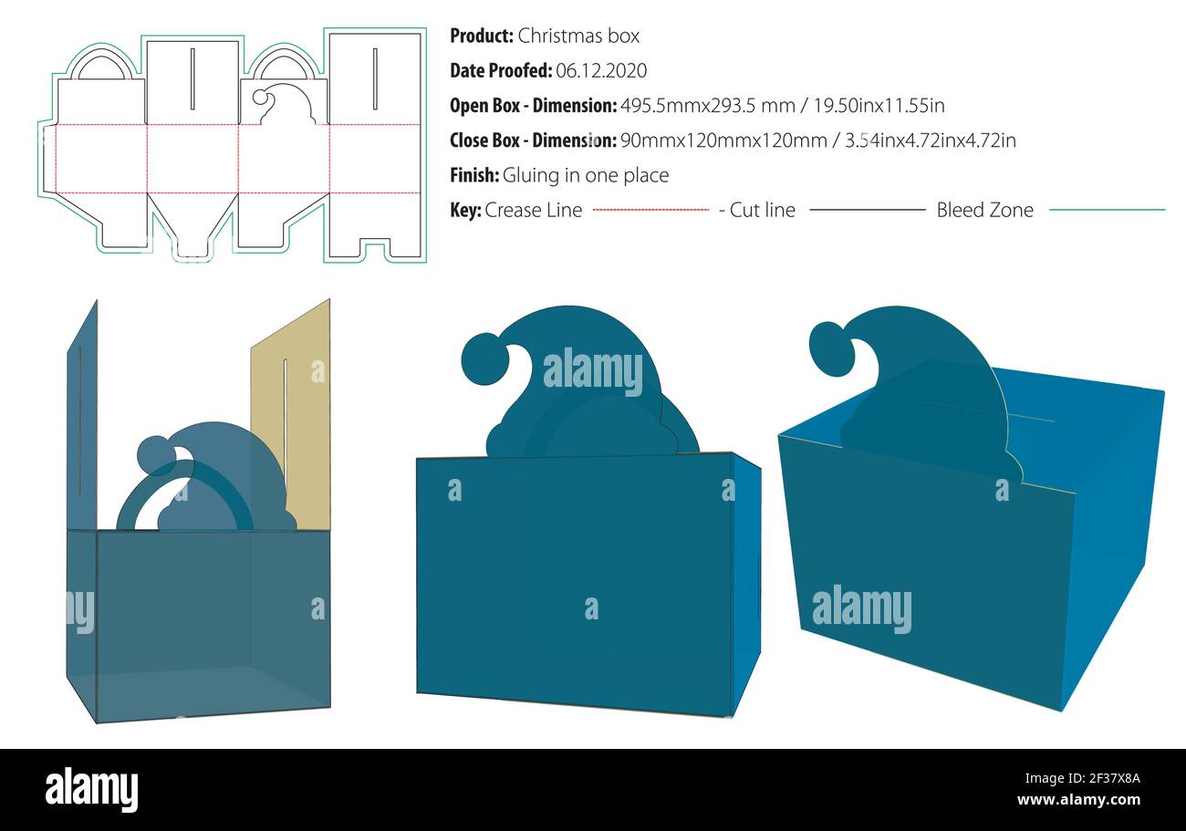 Box Template With Handle