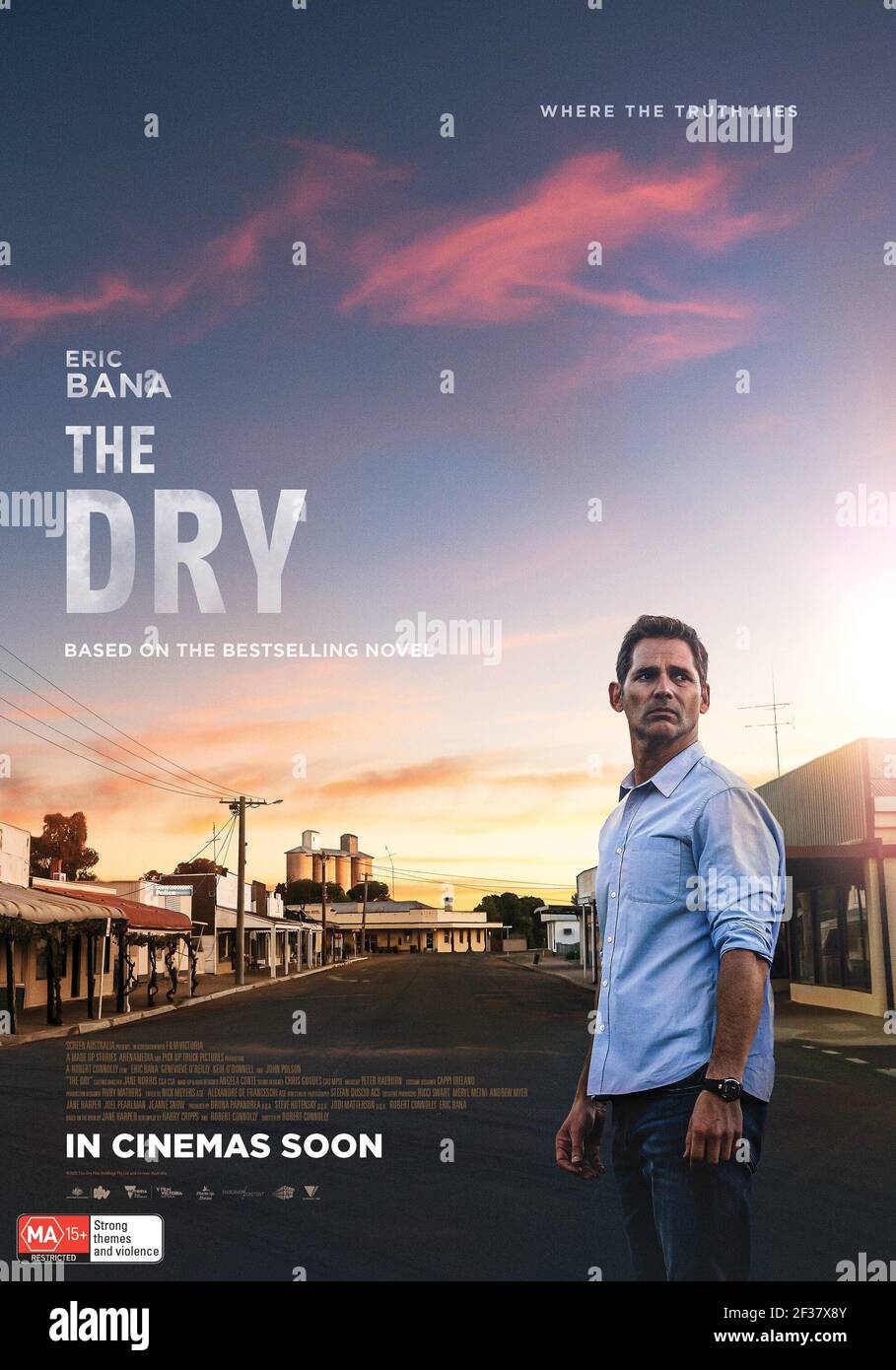 THE DRY, Australian poster, Eric Bana, 2020. © IFC Films / Courtesy ...