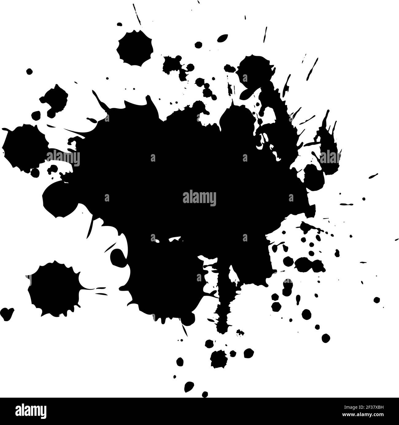 Ink splash. Grunge splatters. Abstract background. Grunge text banners ...