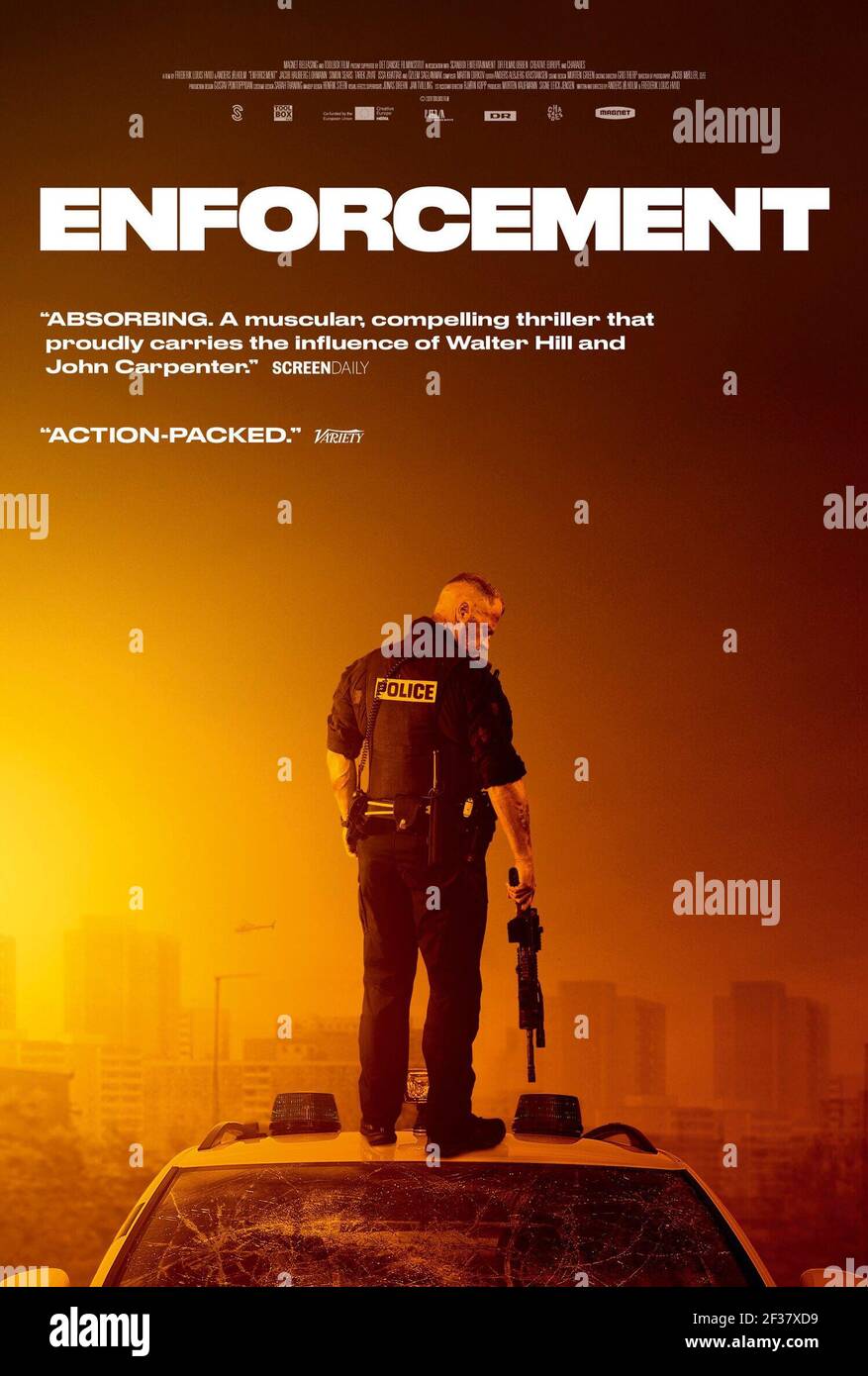 ENFORCEMENT, (aka SHORTA), poster, Jacob Lohmann, 2020. © Magnet ...