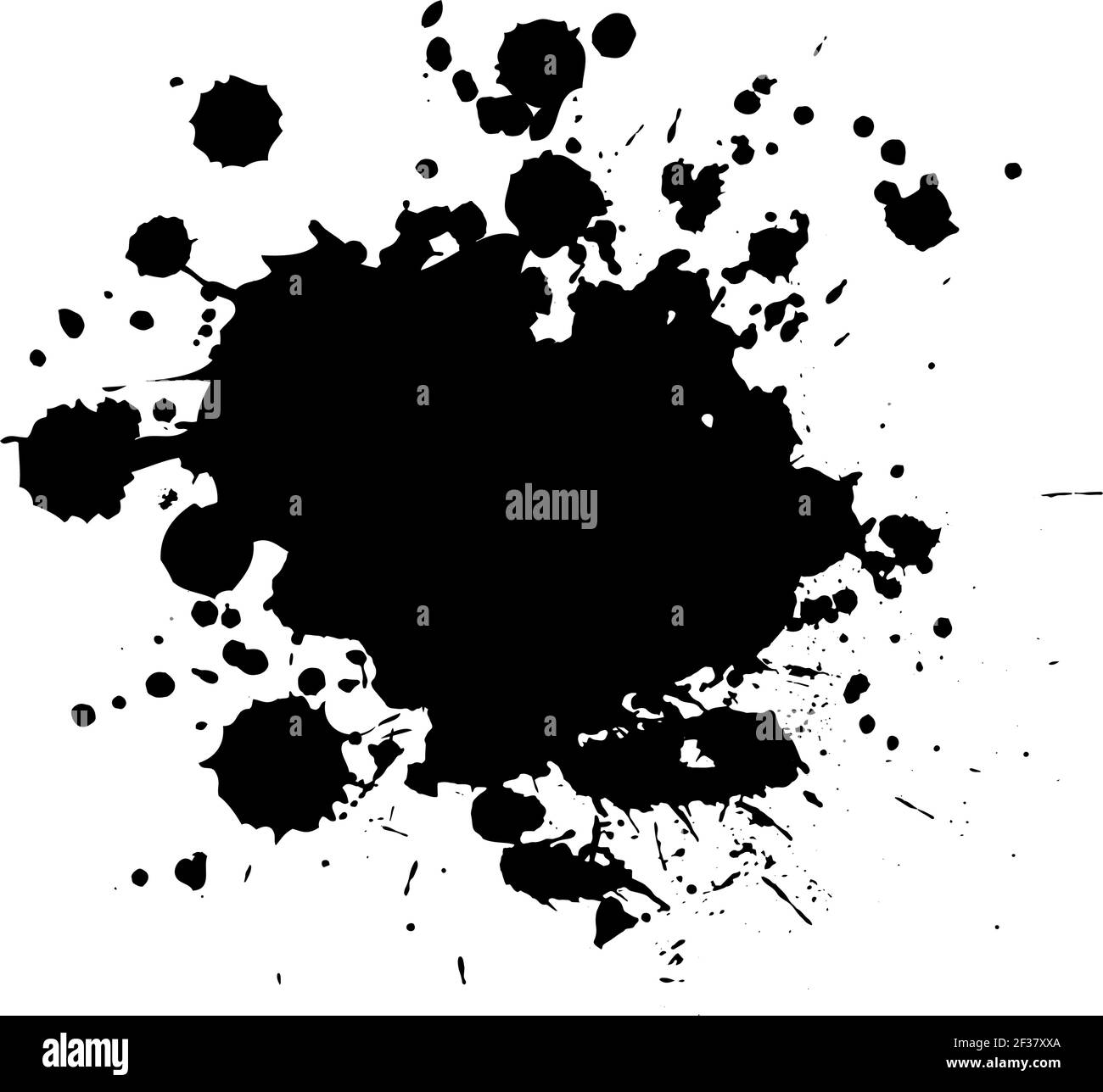 Ink splash. Grunge splatters. Abstract background. Grunge text banners ...