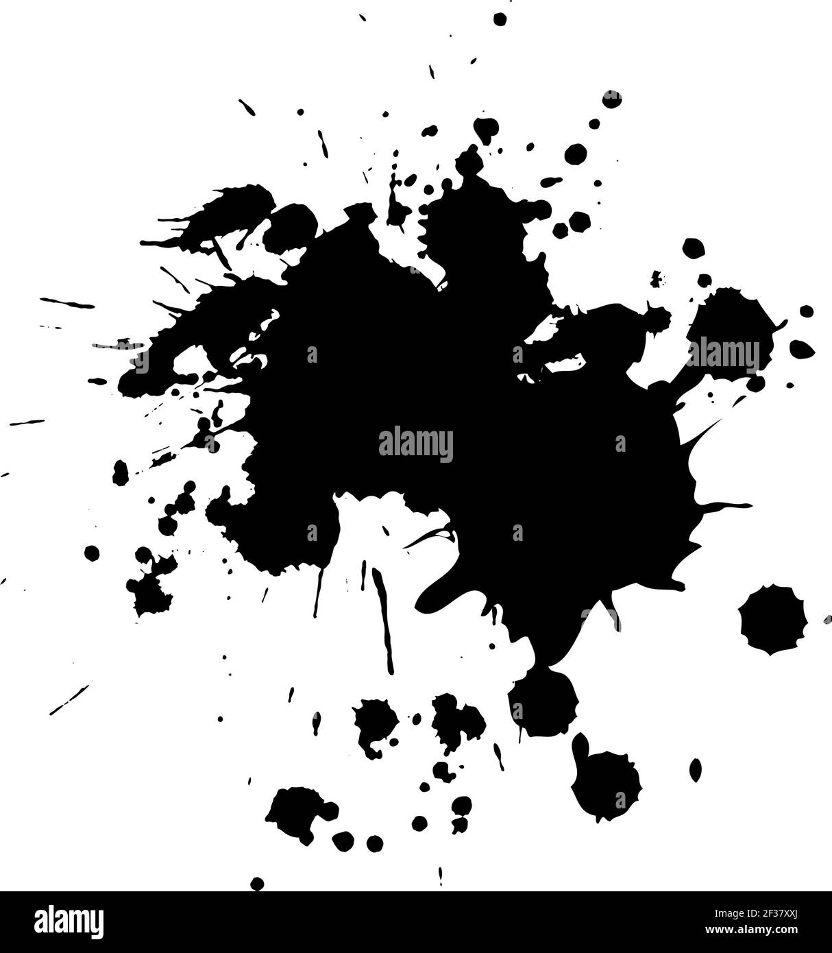 Ink splash. Grunge splatters. Abstract background. Grunge text banners ...