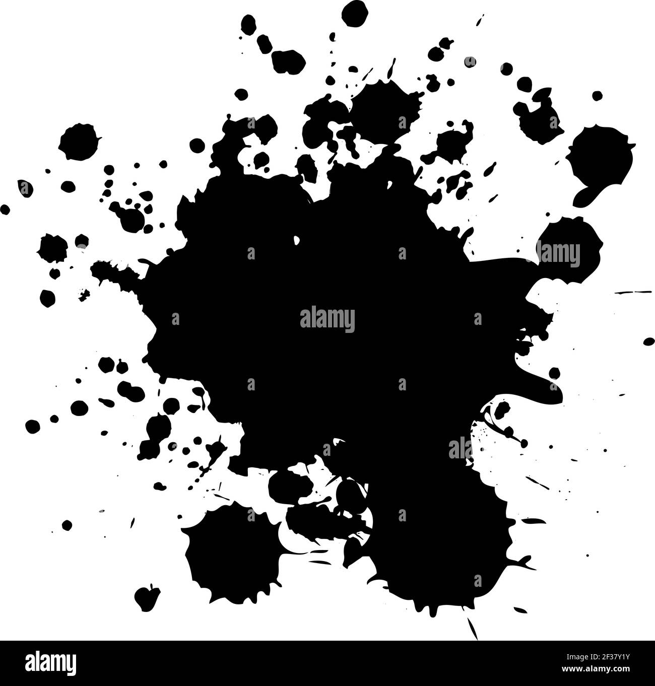 Ink splash. Grunge splatters. Abstract background. Grunge text banners ...