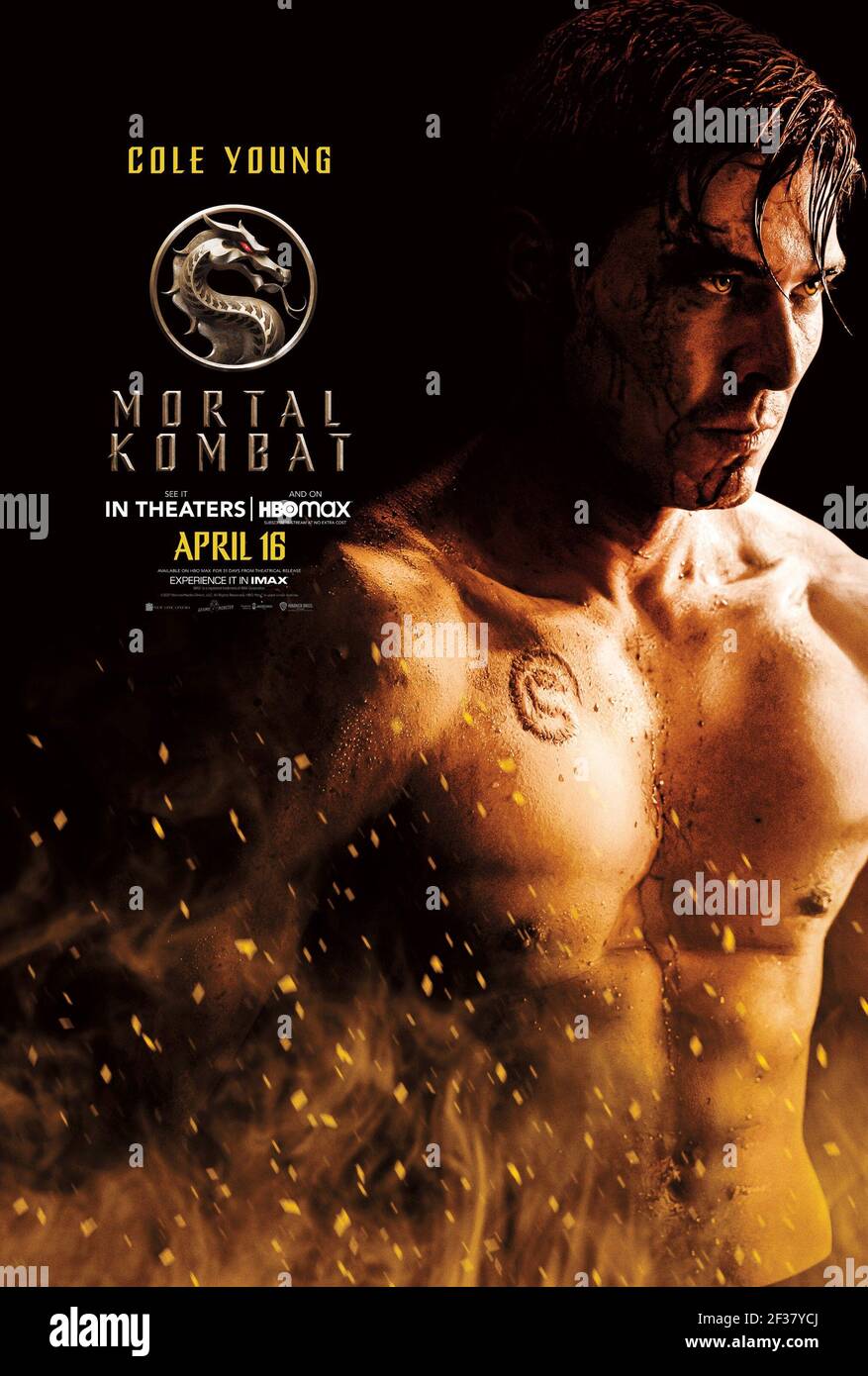 MORTAL KOMBAT, character poster, Lewis Tan as Cole Young, 2021 ...