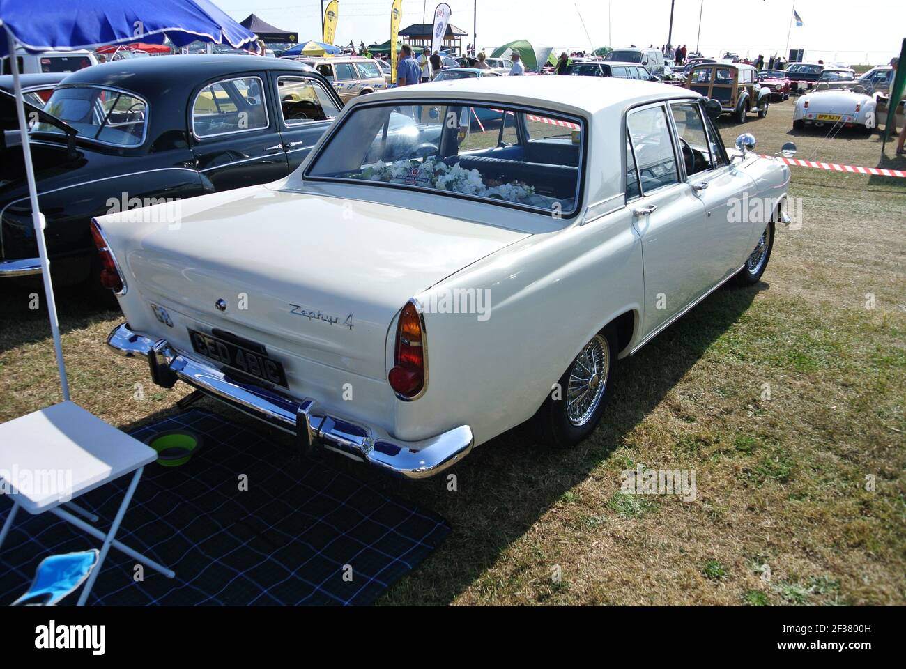 A 1965 Ford Zephyr parked up on display at the English Riviera classic ...