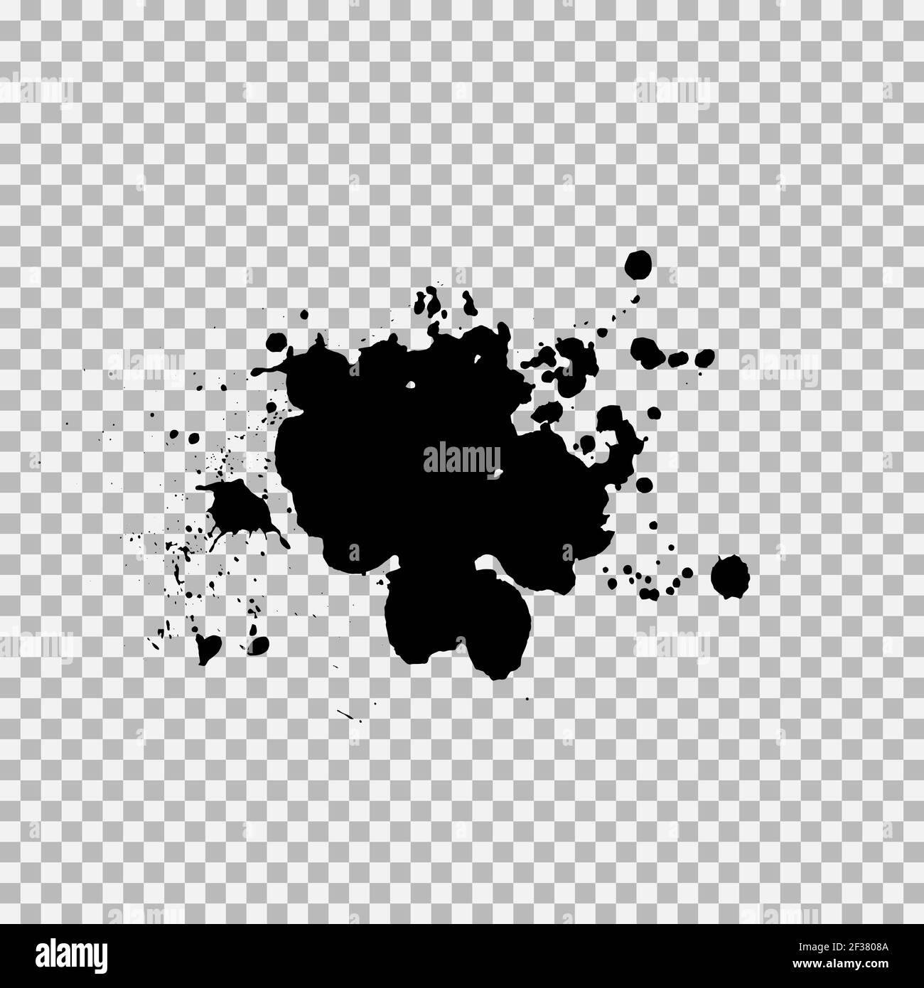 Ink splash. Grunge splatters. Abstract background. Grunge text banners ...