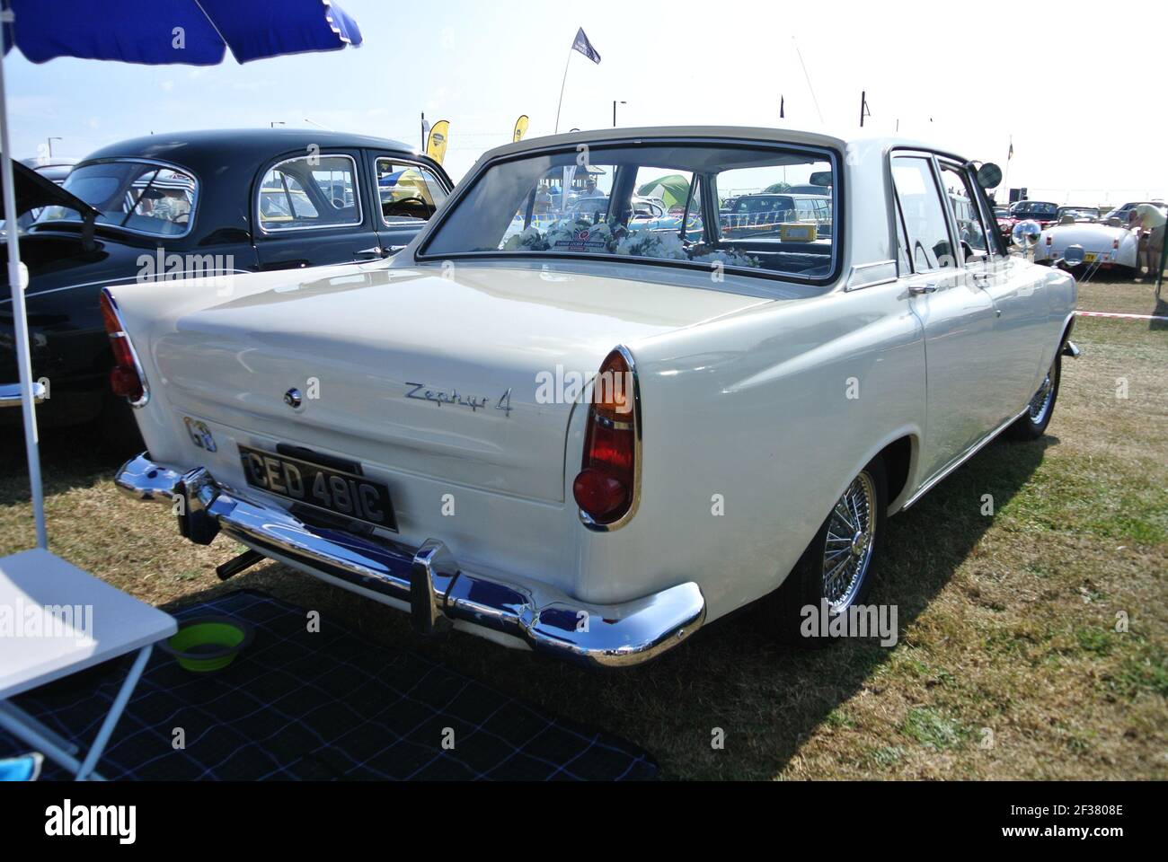A 1965 Ford Zephyr parked up on display at the English Riviera classic ...