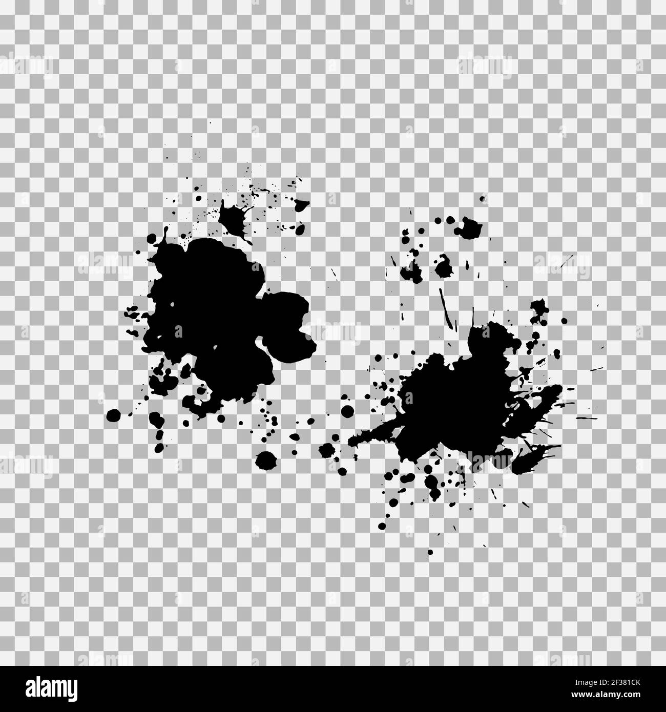 Ink splash. Grunge splatters. Abstract background. Grunge text banners ...