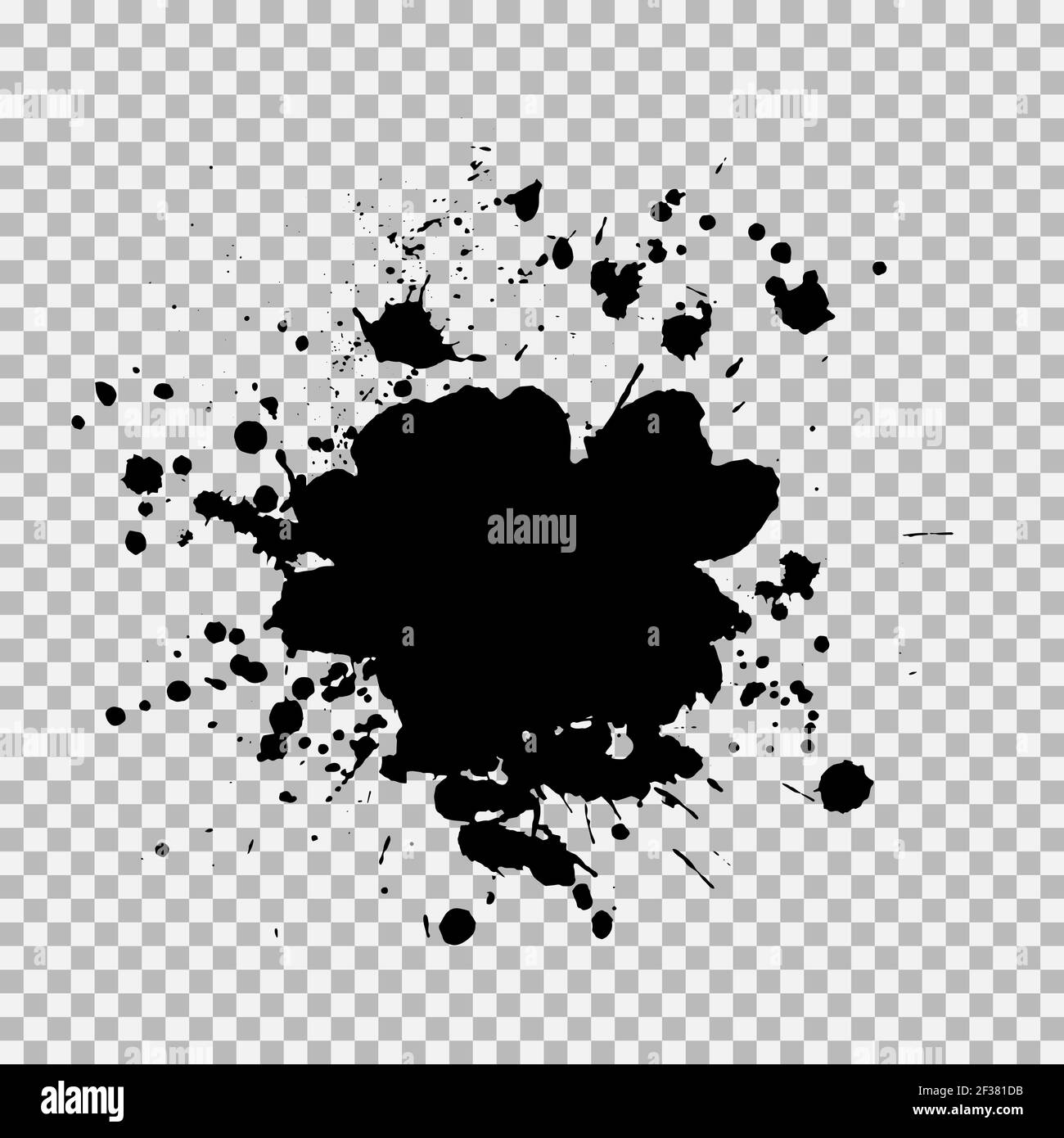 Ink splash. Grunge splatters. Abstract background. Grunge text banners ...