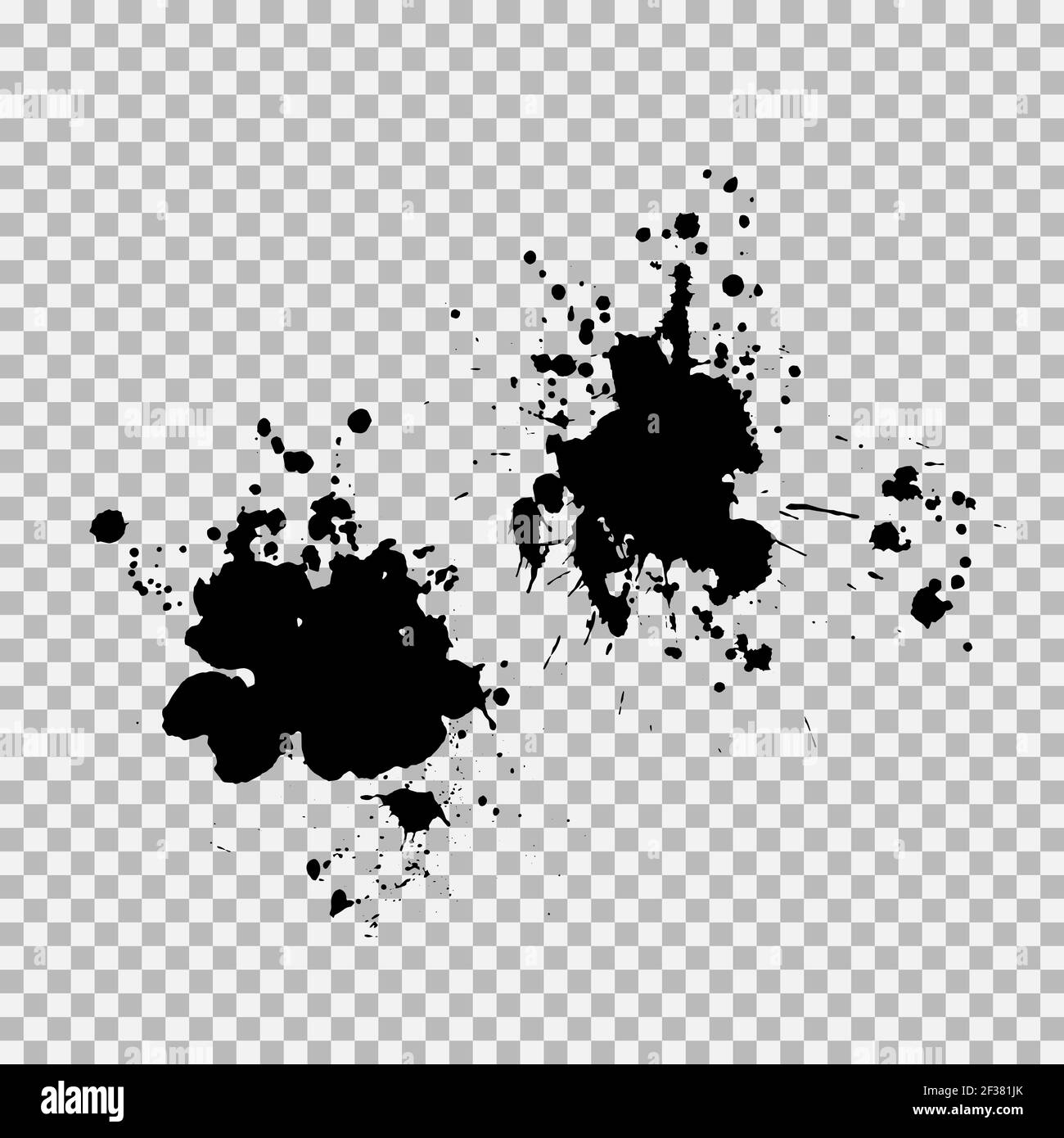 Ink splash. Grunge splatters. Abstract background. Grunge text banners ...