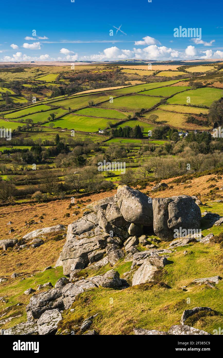 Haytor Rocks, Dartmoor Park, Devon, England Stock Photo - Alamy