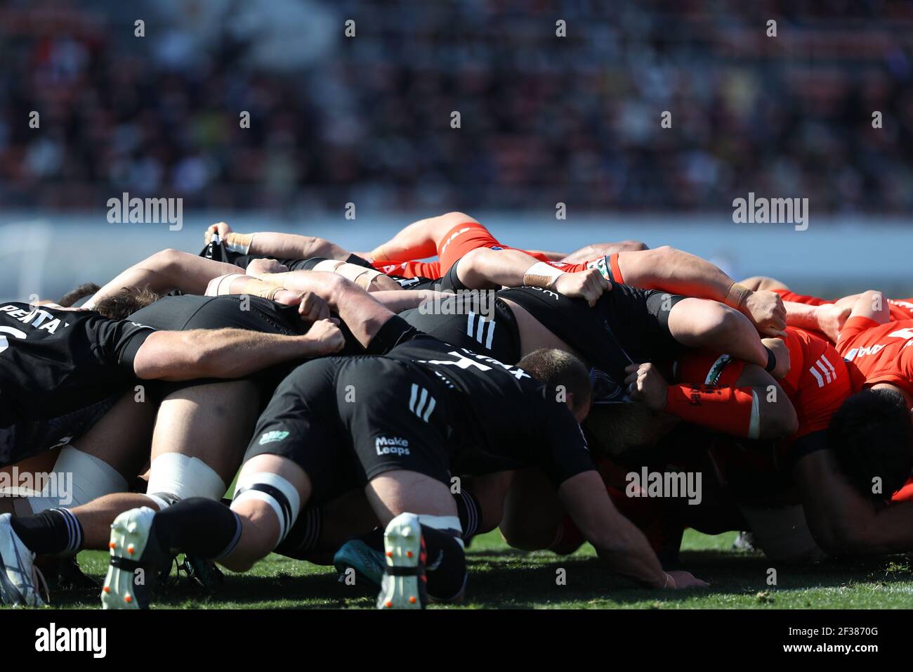 Tokyo, Japan. 14th Mar, 2021. (L-R) Ricoh Black Rams team group ...