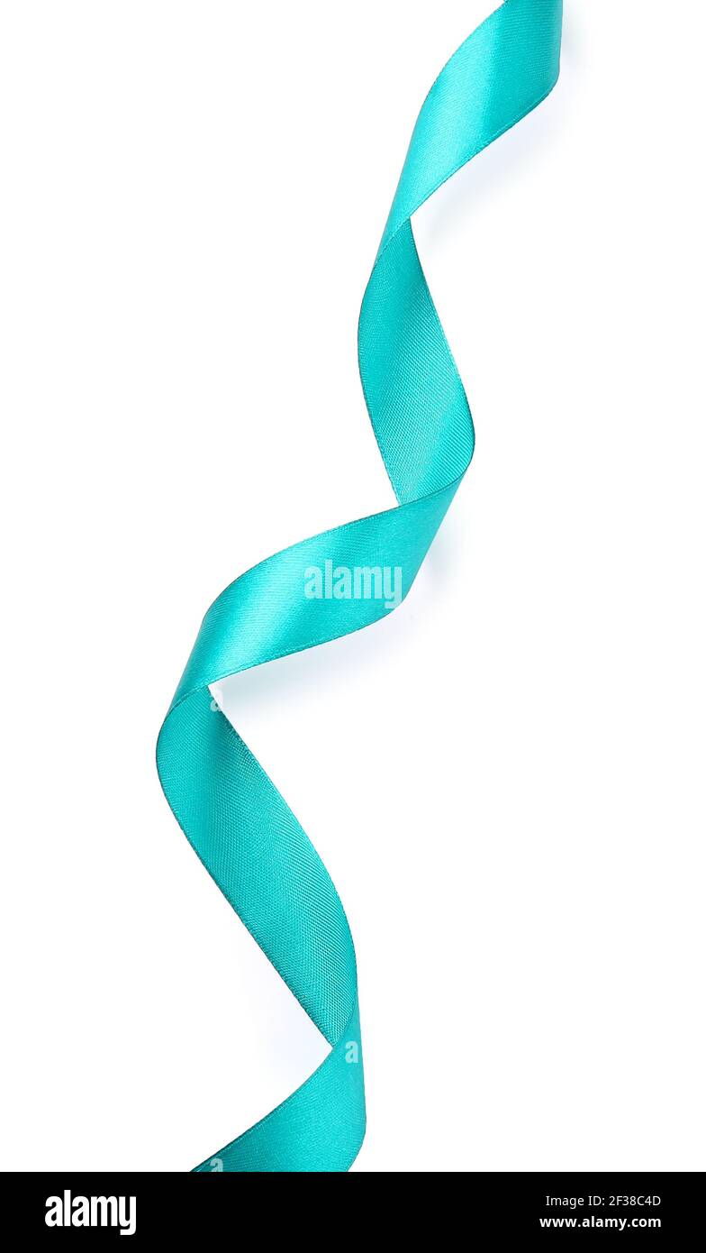 Beautiful ribbon on white background Stock Photo - Alamy