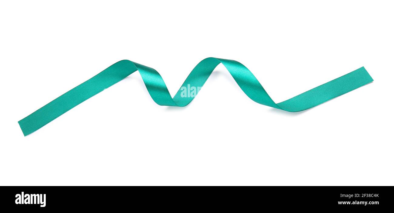 Beautiful ribbon on white background Stock Photo - Alamy