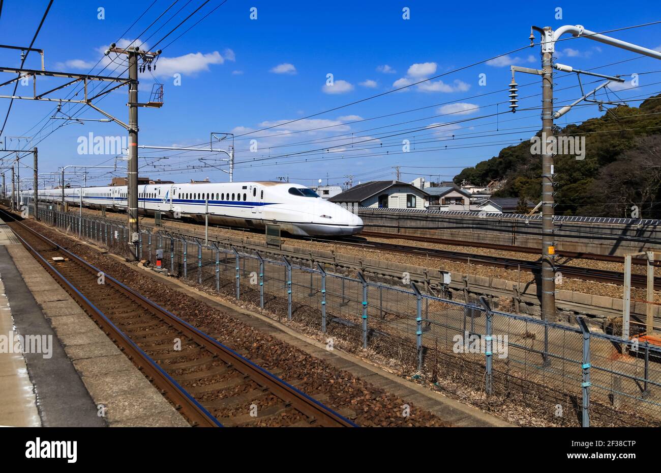Nagoya, JAPAN - Mar 11, 2017 : A Shinkansen bullet train in Japan ...