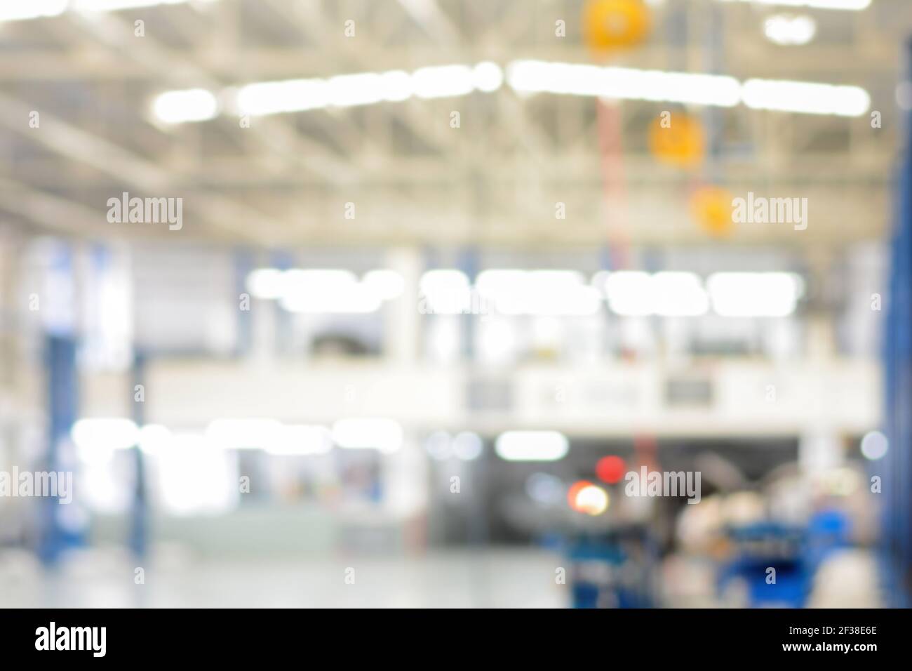 Blur factory hall for background Stock Photo - Alamy