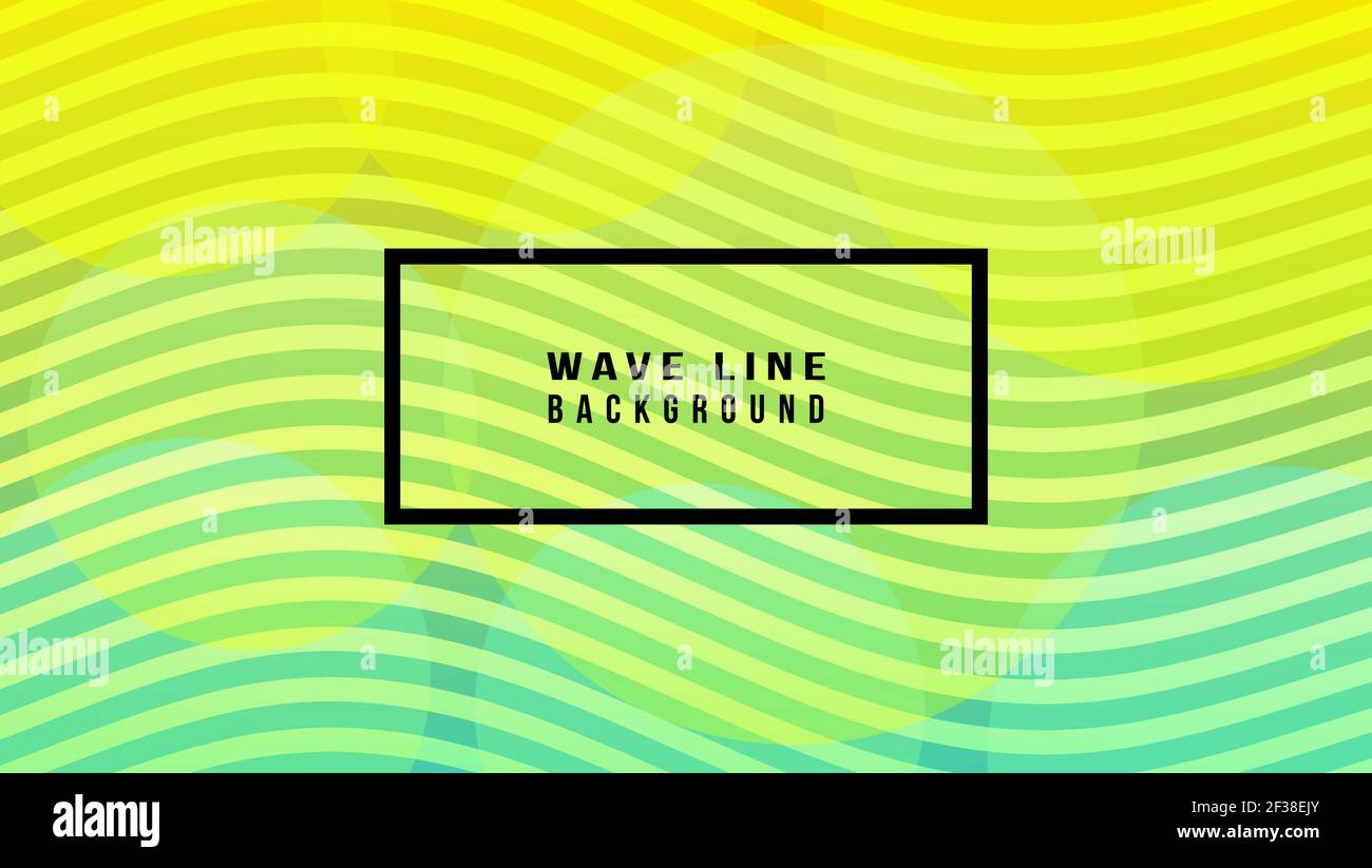 green gradient wavy line with transparent circle vector background ...
