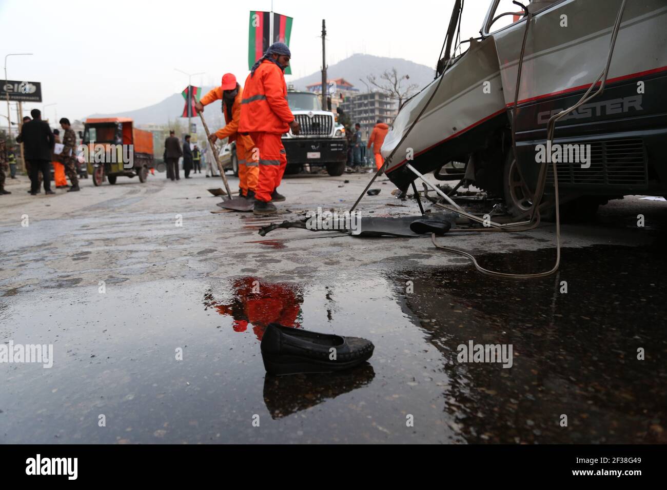 Afghanistan kabul blast bus hi-res stock photography and images - Alamy