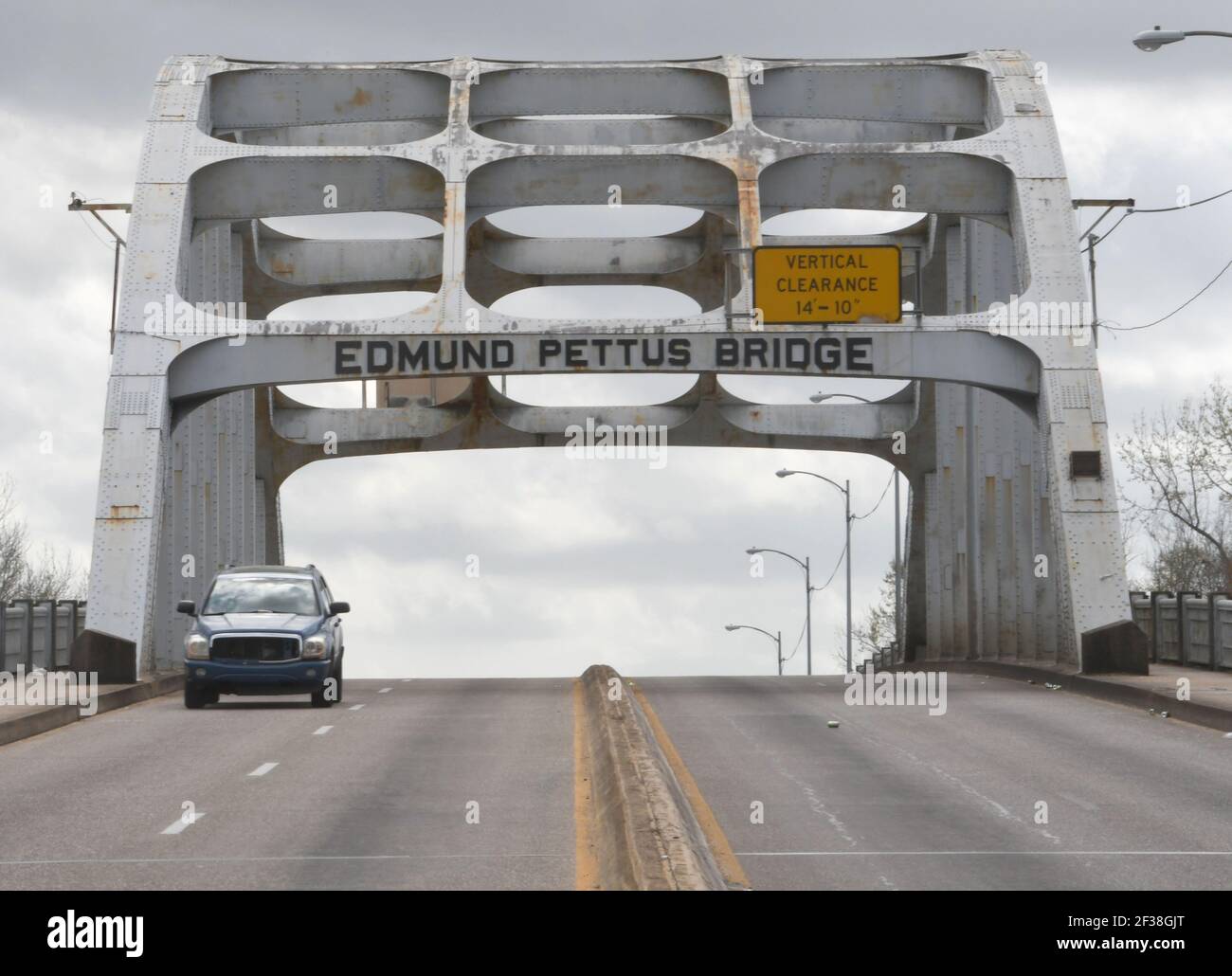 Selma, Alabama, USA. 15th Mar, 2021. The Edmund Pettus Bridge in Selma ...