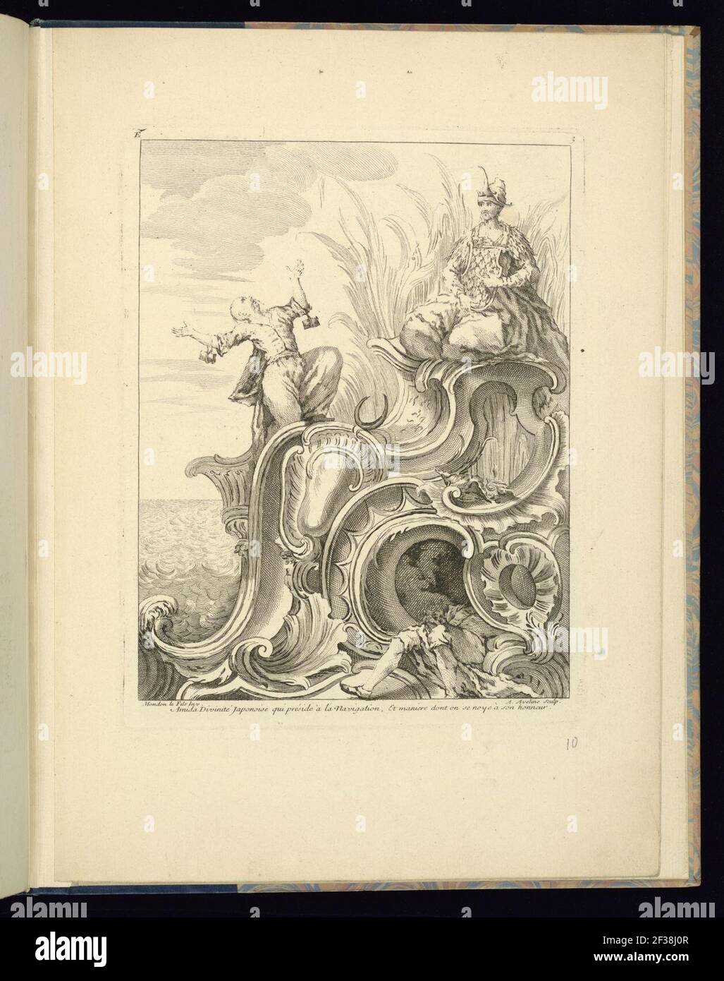 Print (France), 1736 Stock Photo - Alamy