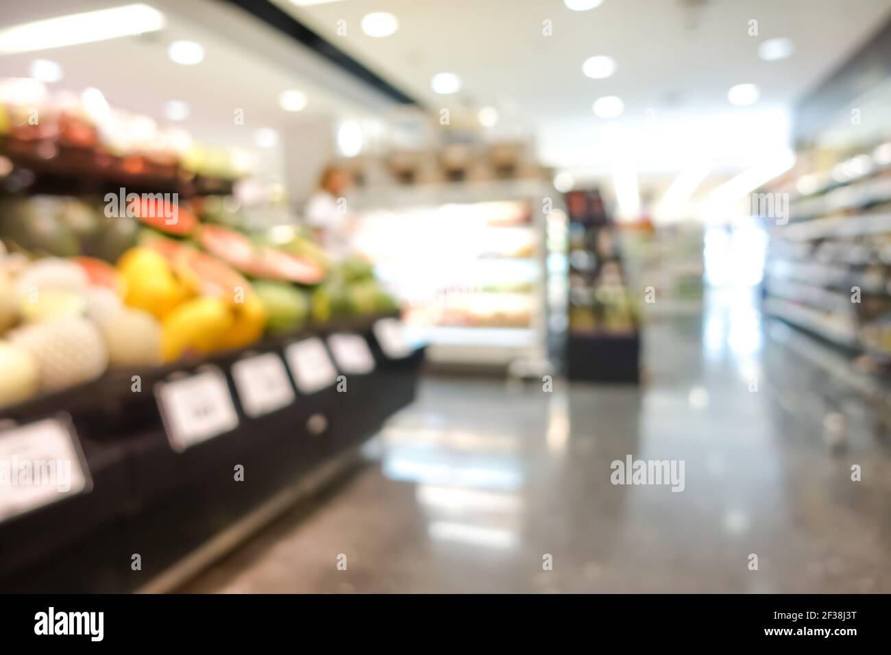 Blur supermarket for background Stock Photo - Alamy