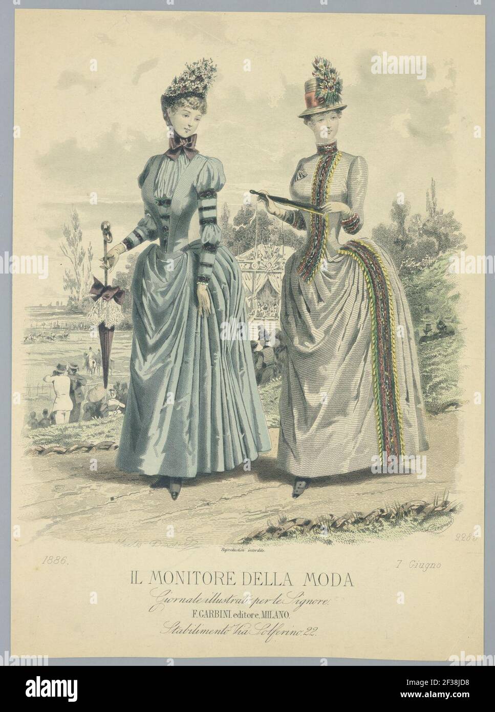 Print (France), 1886 Stock Photo - Alamy