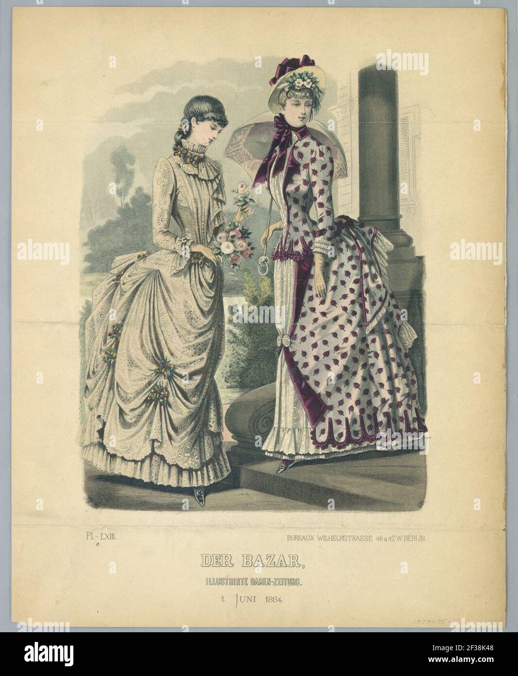 Print (France), June 1884 Stock Photo - Alamy