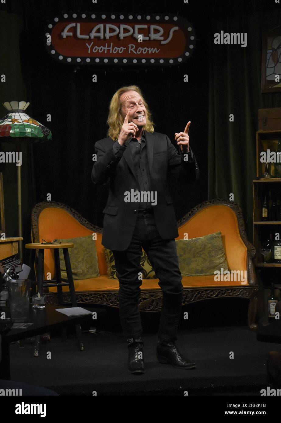 March 27, 2019, Burbank, California, USA: Paul Laci performs at John ...