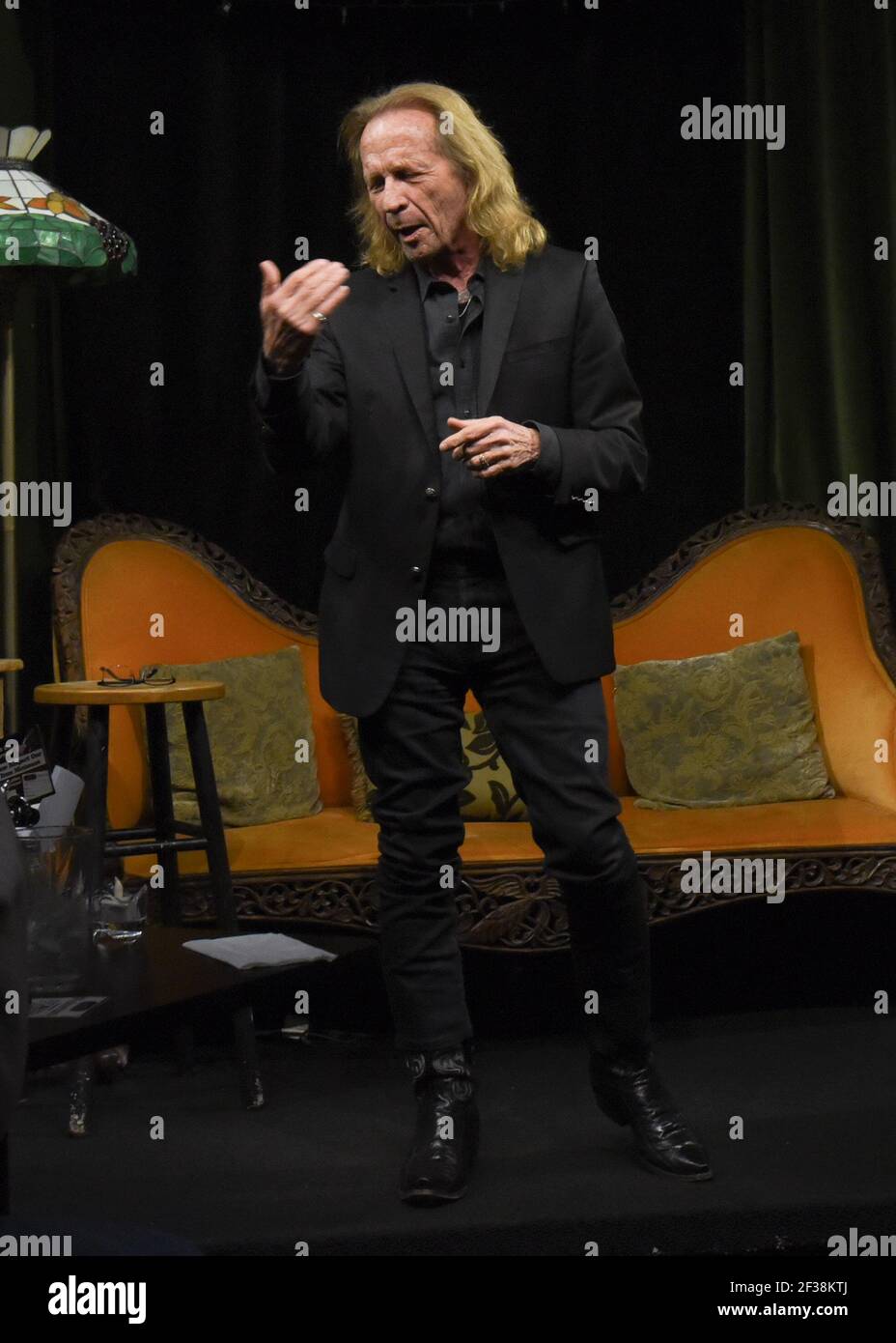 March 27, 2019, Burbank, California, USA: Paul Laci performs at John ...