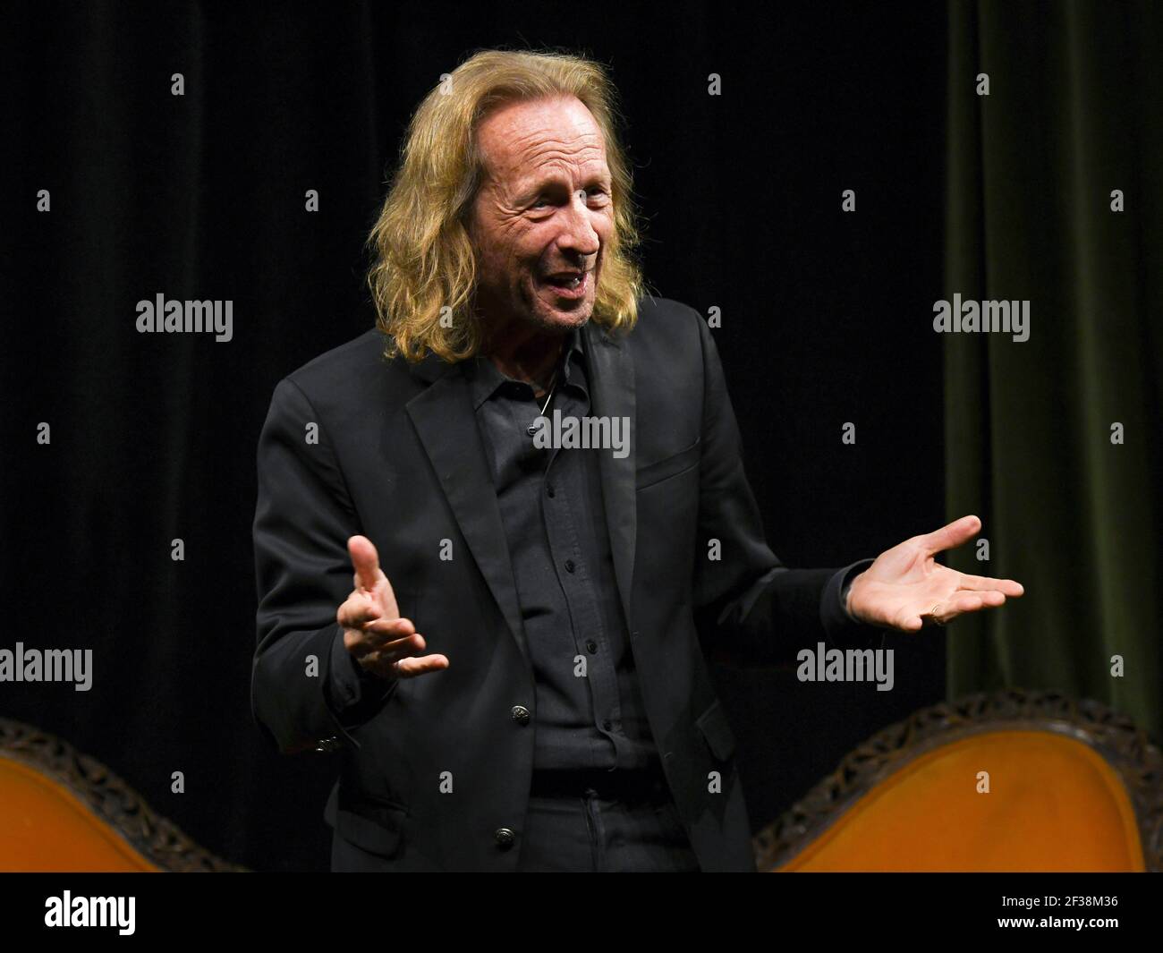 March 28, 2019, Burbank, California, USA: Paul Laci performs at John ...