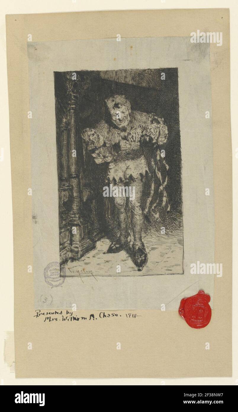 Print, A Jester, ca. 1890 Stock Photo - Alamy