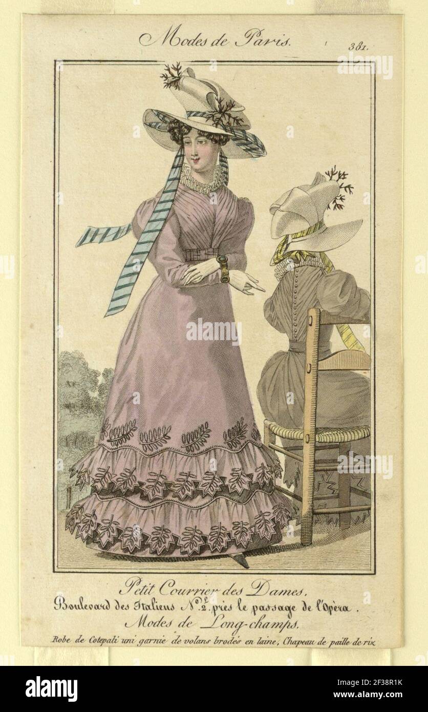 1826 fashion hi-res stock photography and images - Alamy