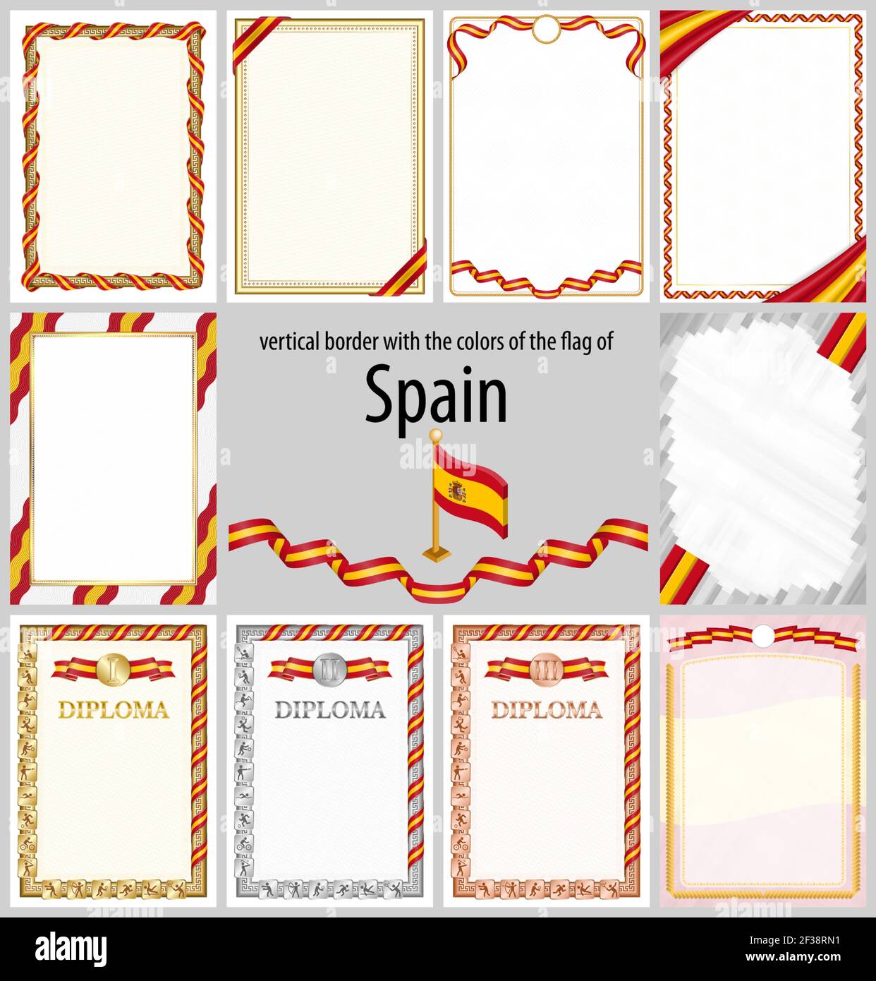 Spanish Borders And Frames