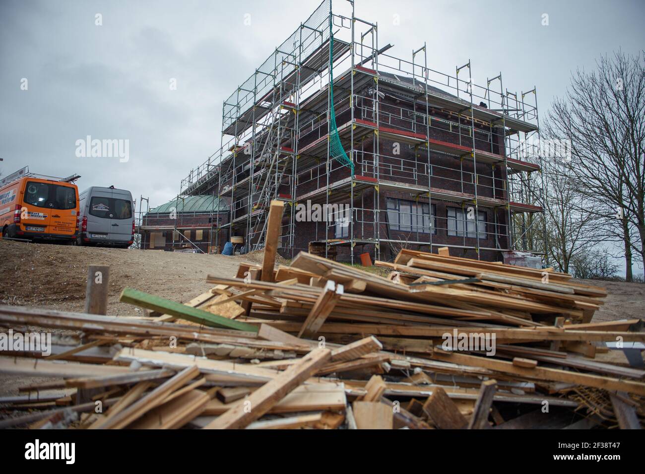 Neukirchen, Germany. 15th Mar, 2021. Exterior view of the historic ...