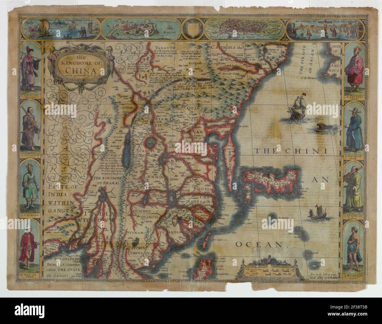 Print, Map of China, 1626 Stock Photo - Alamy