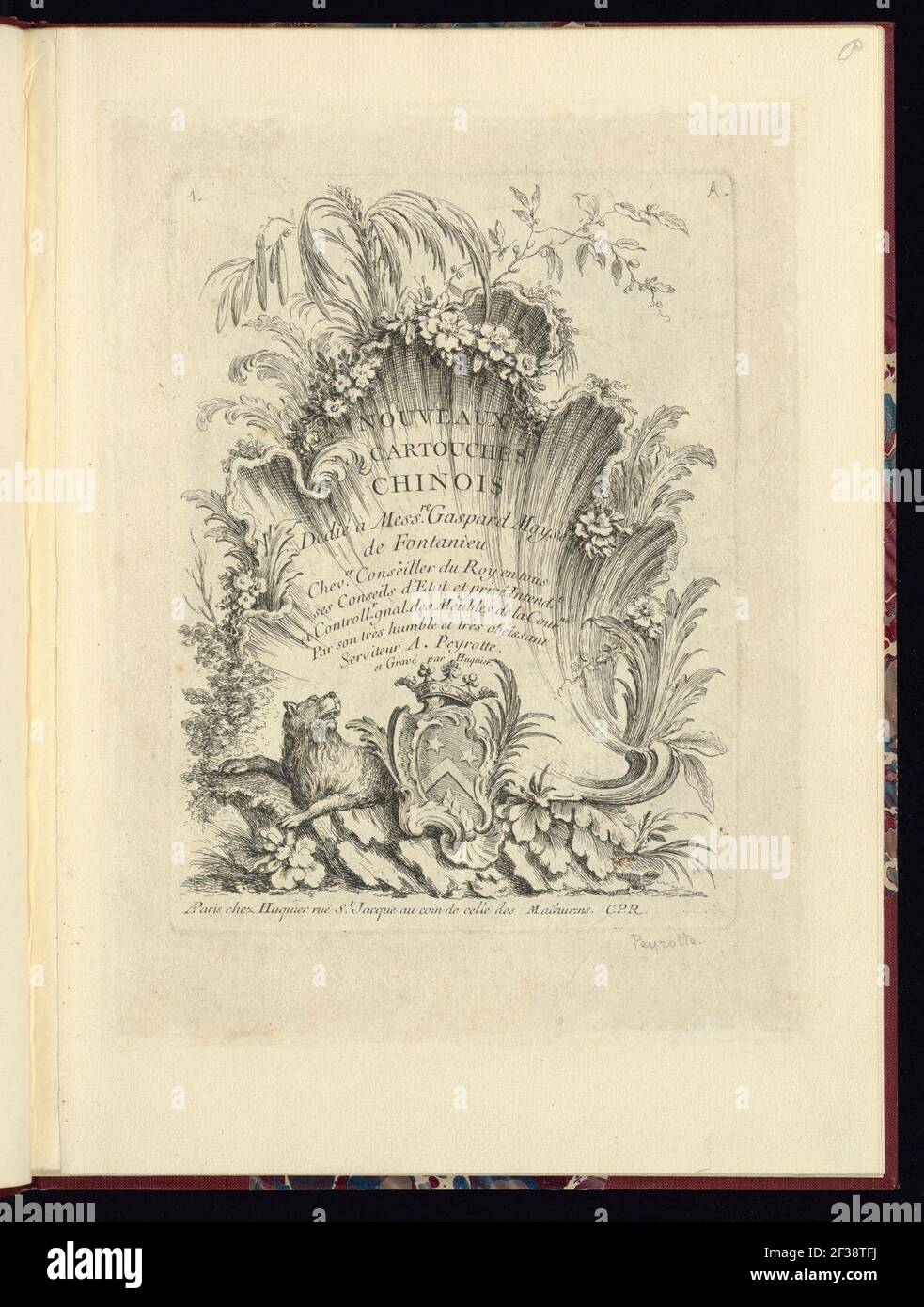 Print, Nouveaux cartouches chinois (New Chinese Cartouches), 1738 ...
