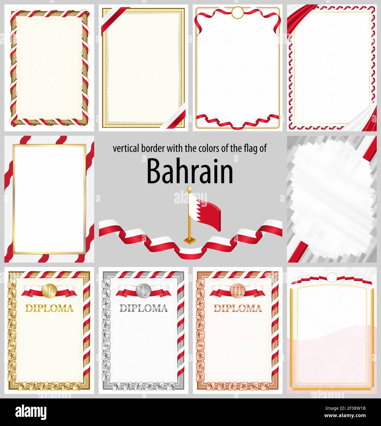 Bahrain pattern borders hi-res stock photography and images - Alamy