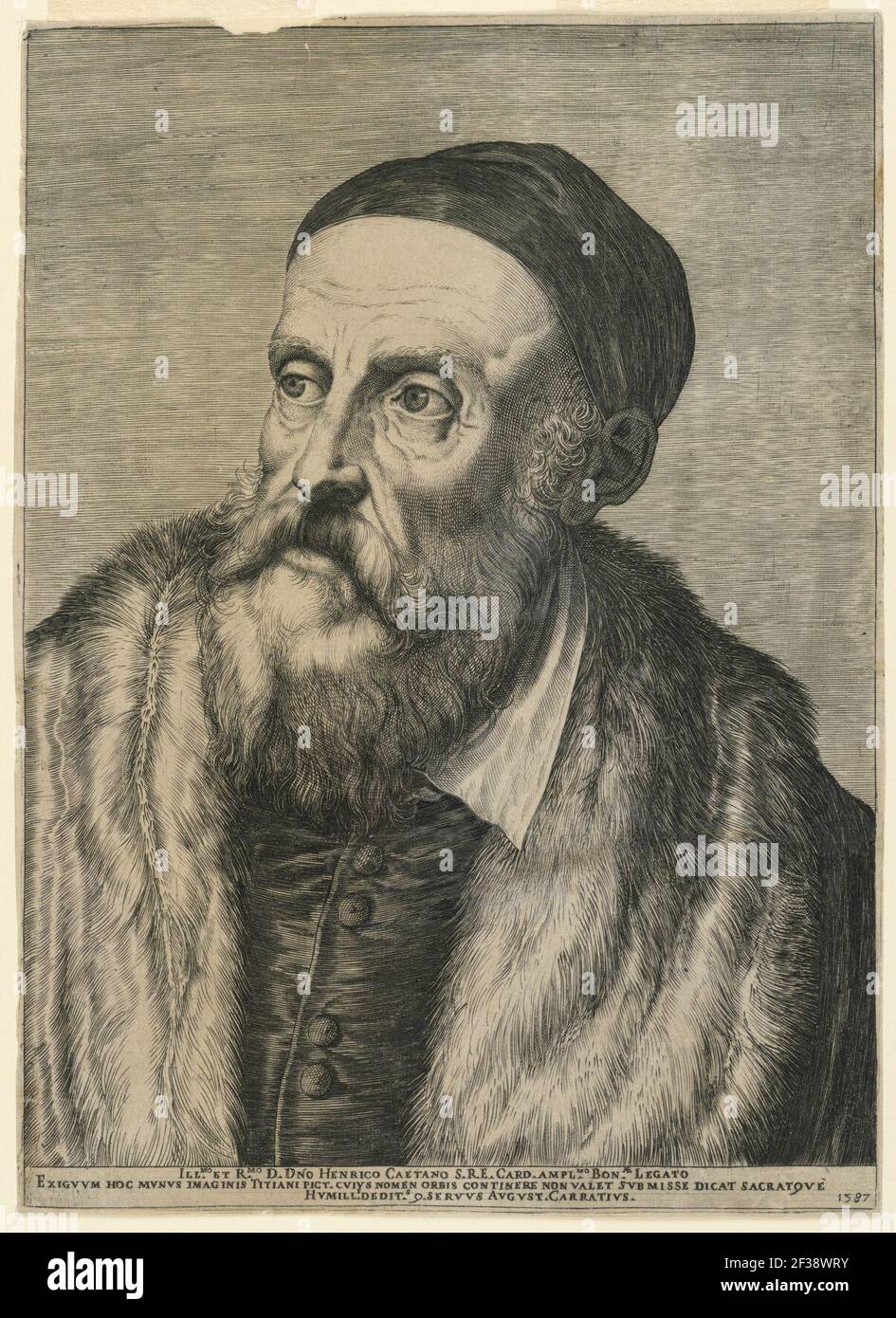 Print, Portrait of Titian Stock Photo - Alamy