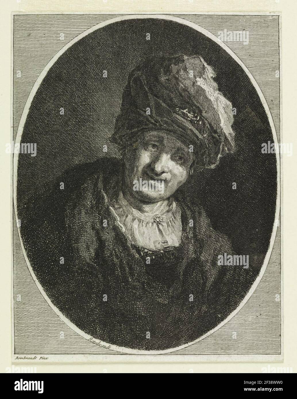 Print, Portrait of an Old Man, 1780–81 Stock Photo - Alamy