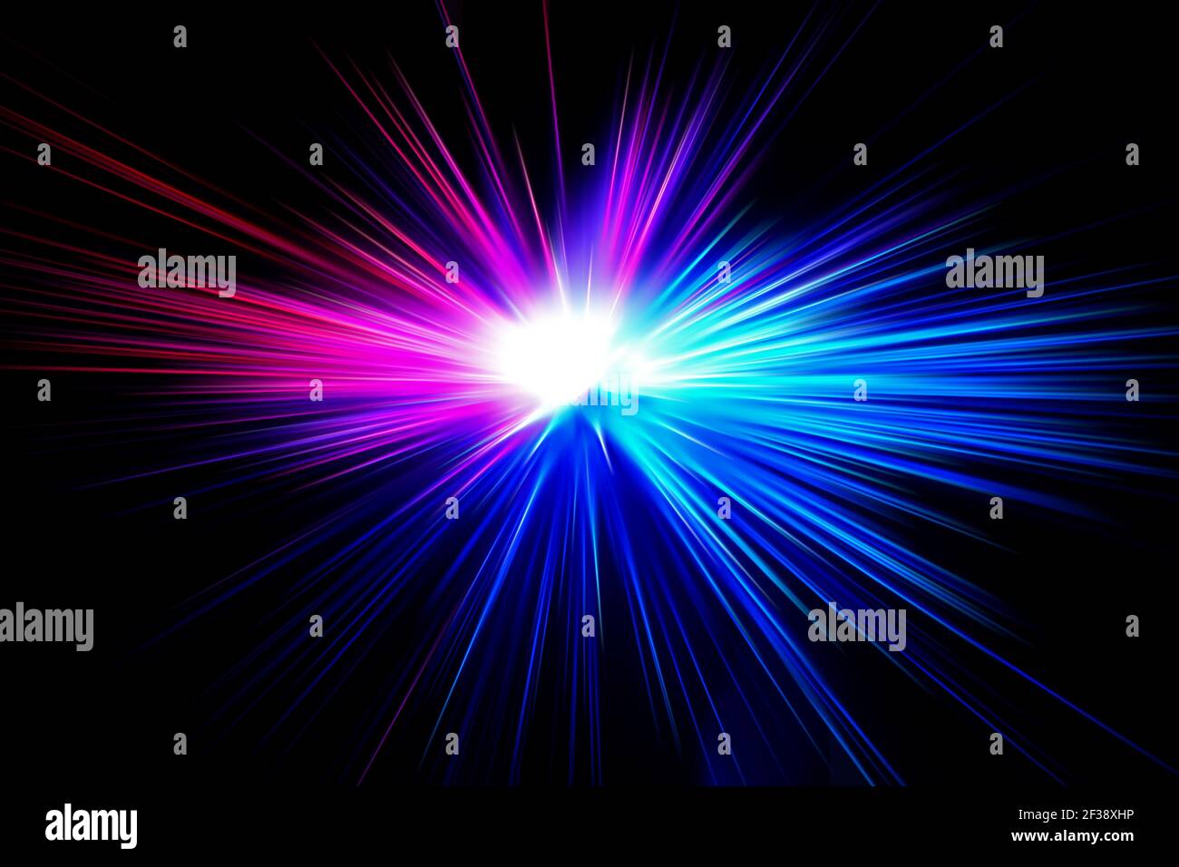 Abstract city street light explosion effect Stock Photo - Alamy