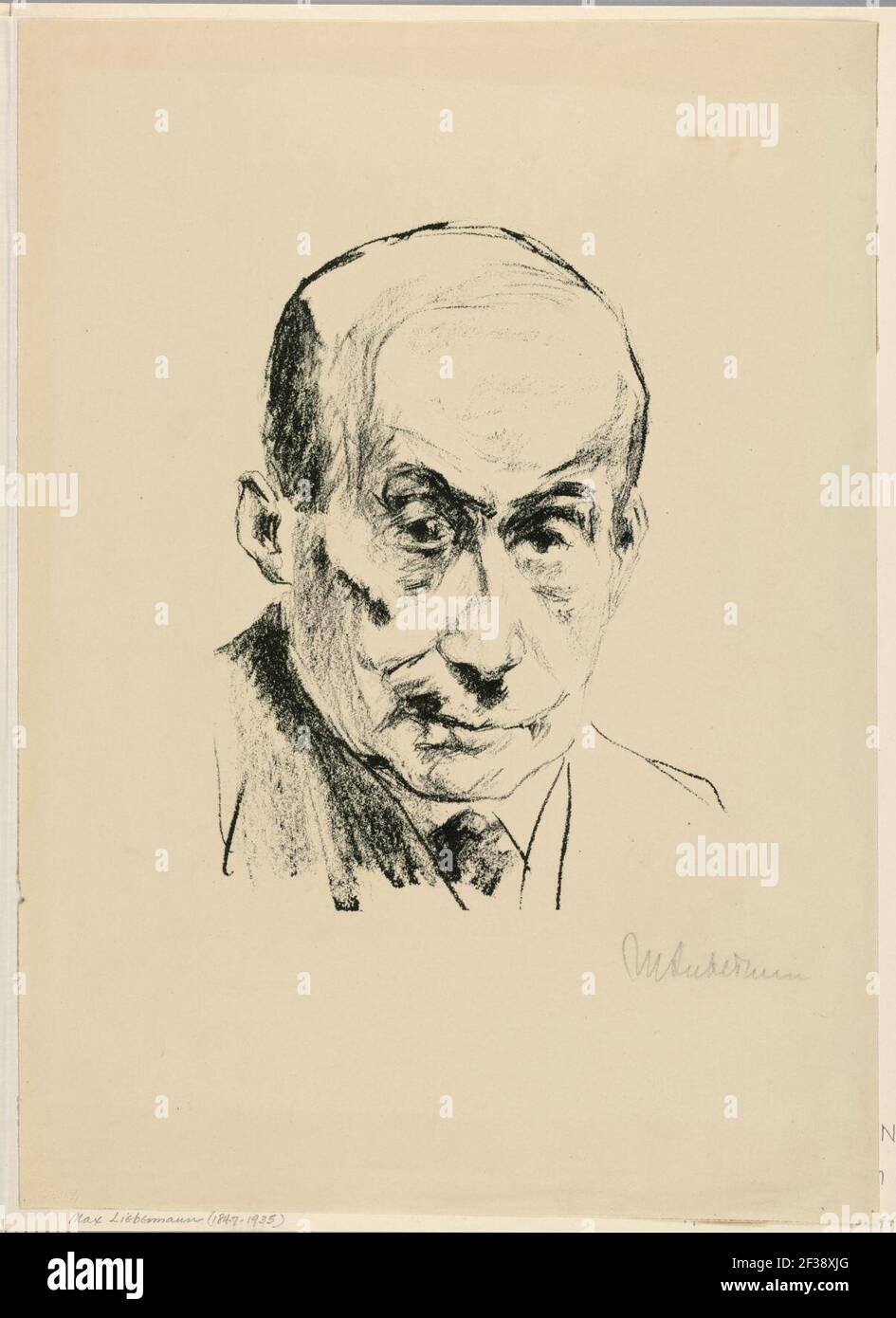 Print, Self-portrait, ca. 1917 Stock Photo - Alamy