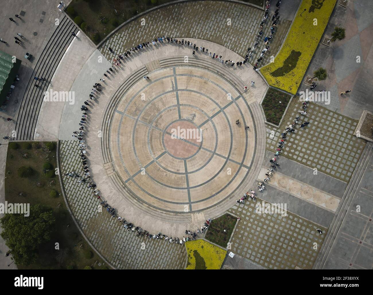 HANGZHOU, CHINA - MARCH 13, 2021 - Aerial photo candidates for the ...
