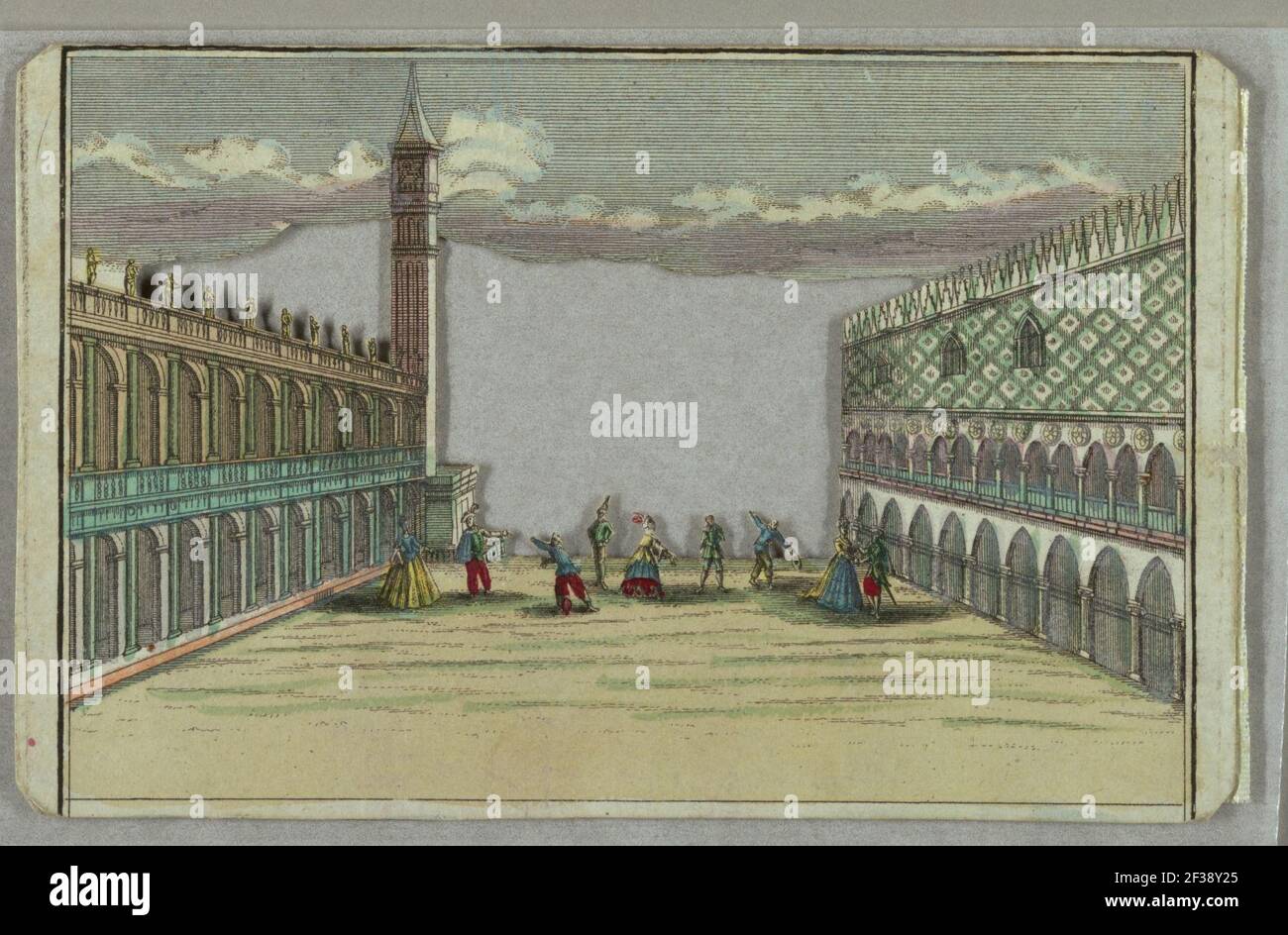 Print, The Carnival of Venice (Peep-show), 1730–50 Stock Photo - Alamy