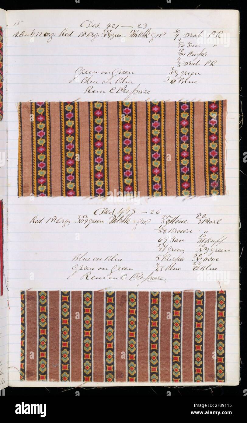 Printer's Sample Book (USA), 1868–69 Stock Photo - Alamy