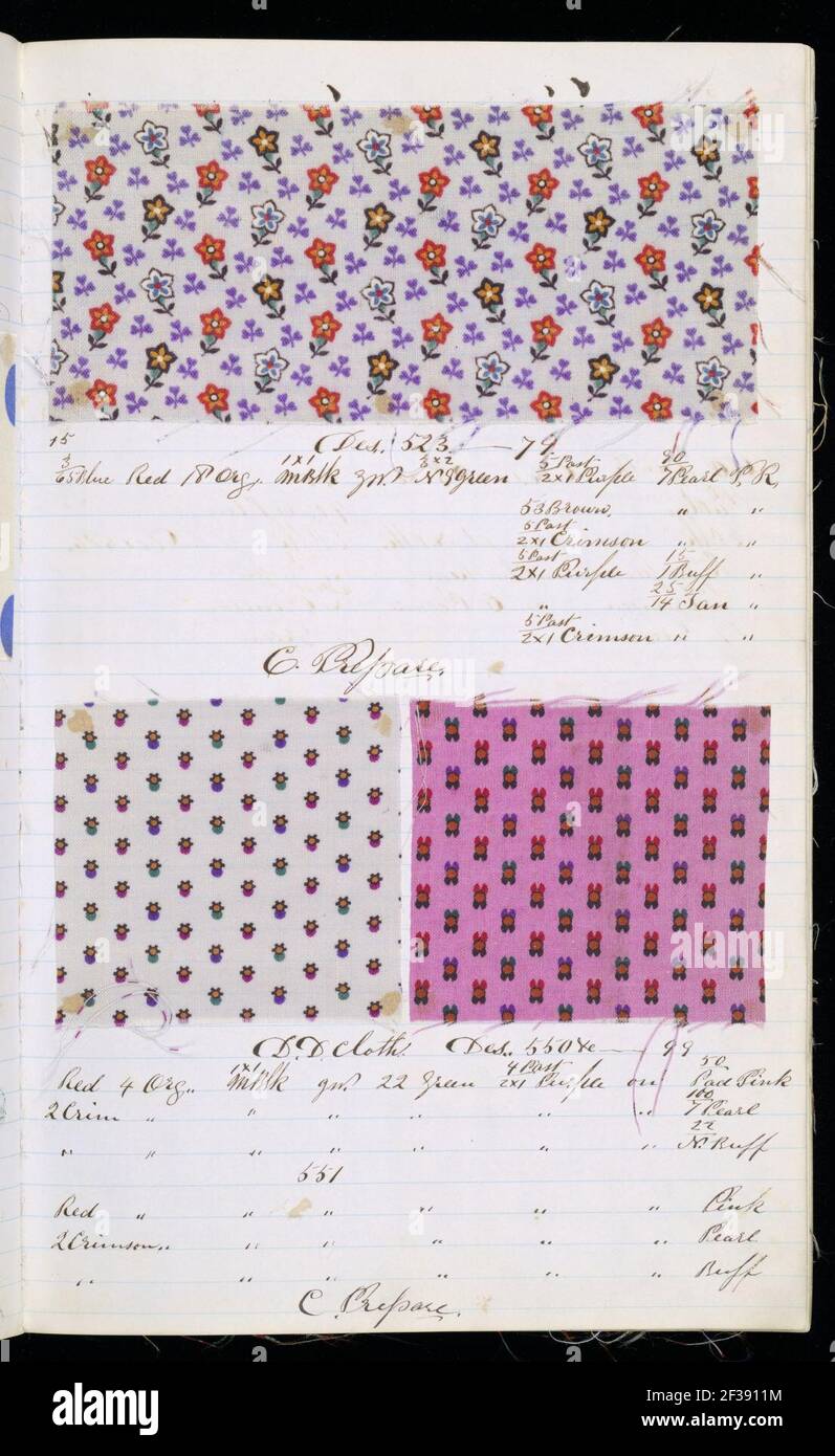 Printer's Sample Book (USA), 1868–69 Stock Photo - Alamy