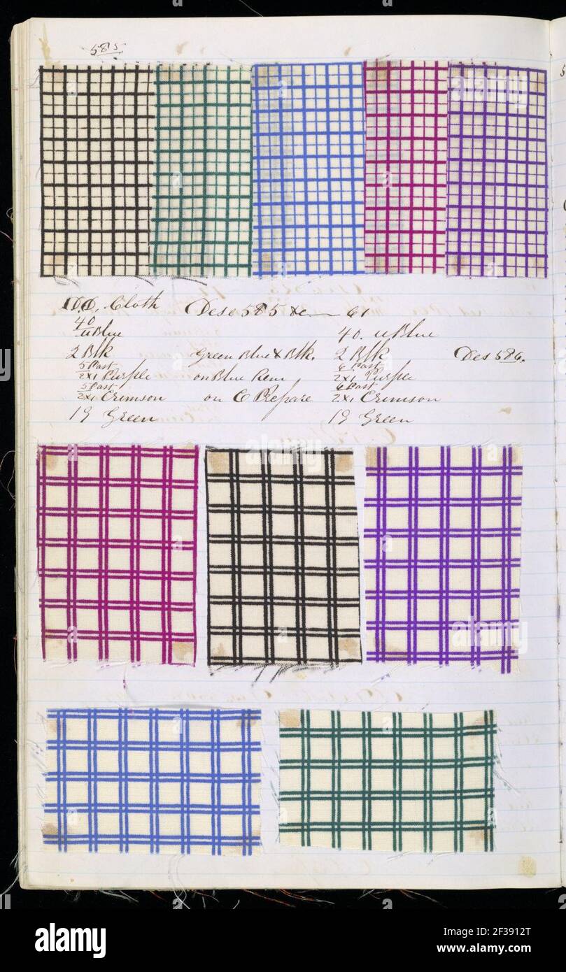 Printer's Sample Book (USA), 1868–69 Stock Photo - Alamy