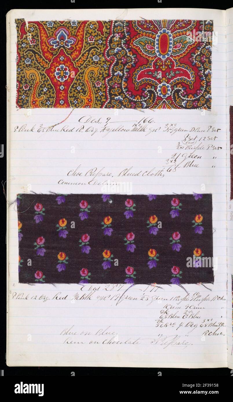 Printer's Sample Book (USA), 1868–69 Stock Photo - Alamy