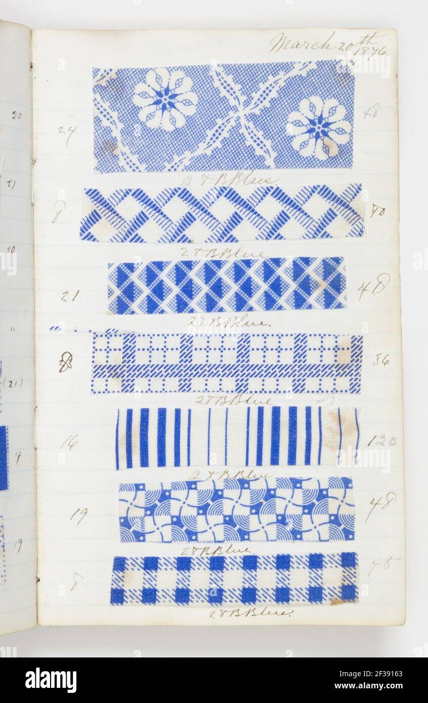 Printer's Sample Book (USA), 1875 Stock Photo - Alamy