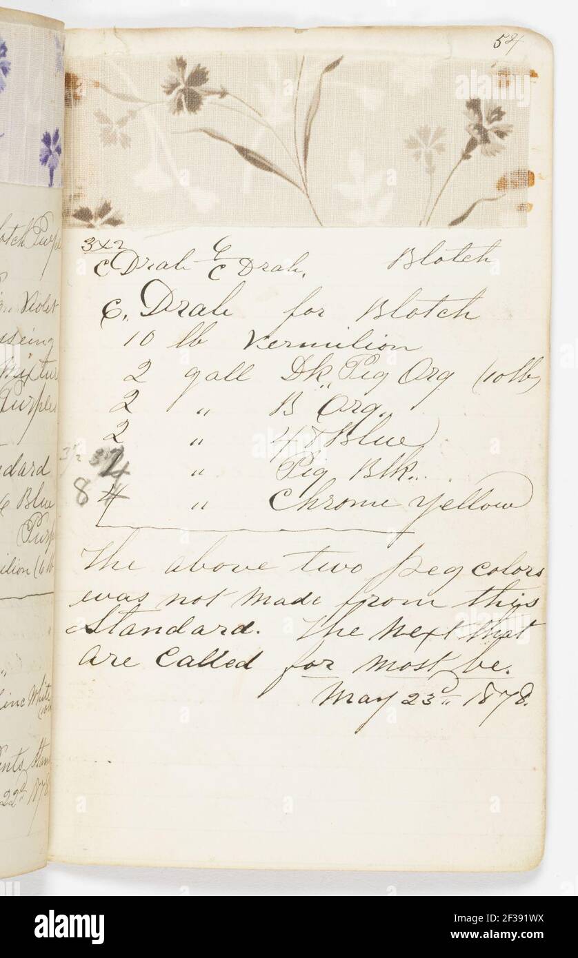 Printer's Sample Book (USA), 1878–79 Stock Photo - Alamy