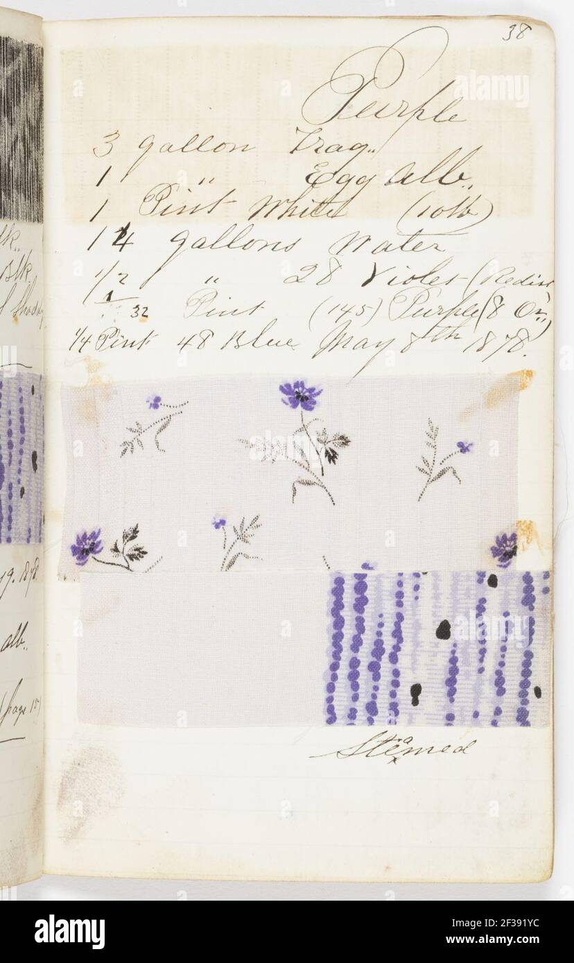 Printer's Sample Book (USA), 1878–79 Stock Photo - Alamy